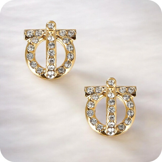 【楽天市場】フェラガモ ピアス レディース ブランド Ferragamo 760417 ゴールド：腕時計のななぷれ select shop