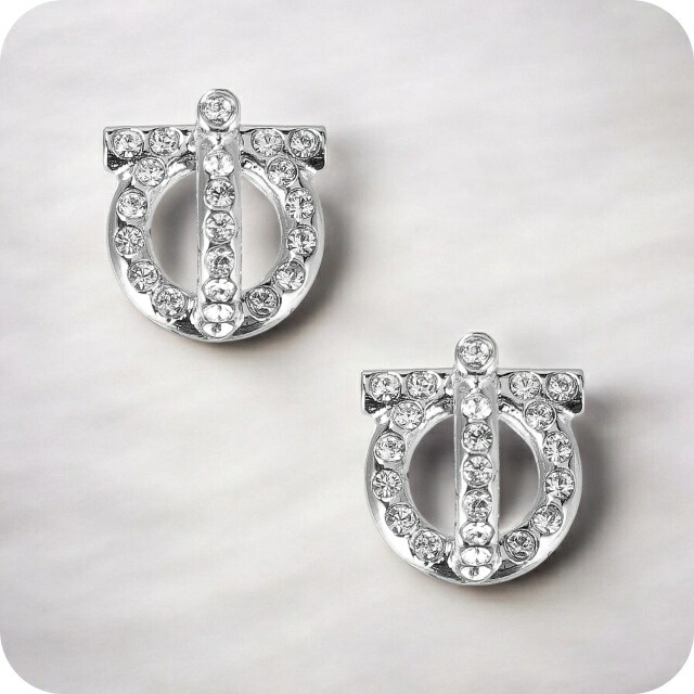 【楽天市場】フェラガモ ピアス レディース ブランド Ferragamo 760417 シルバー：腕時計のななぷれ select shop