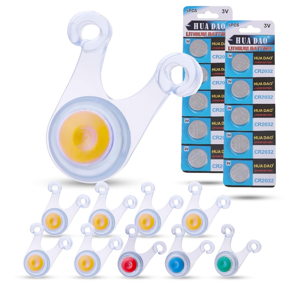 【楽天市場】GRIPREX ロープライト 10個 【LED･予備電池･ポーチ･転倒防止】 キャンプ：Web shop 8tail