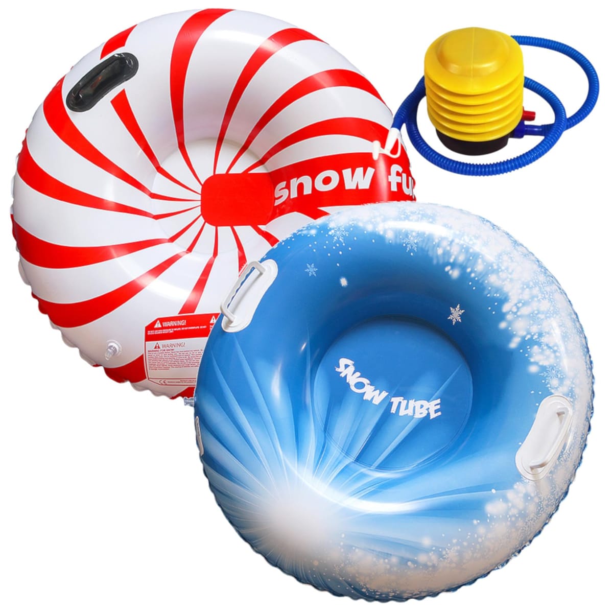 【楽天市場】UTST スノーチューブ ソリ 雪遊び 冬遊び スノーソリ 雪そりボード 取っ手付き 空気入れ：Web shop 8tail