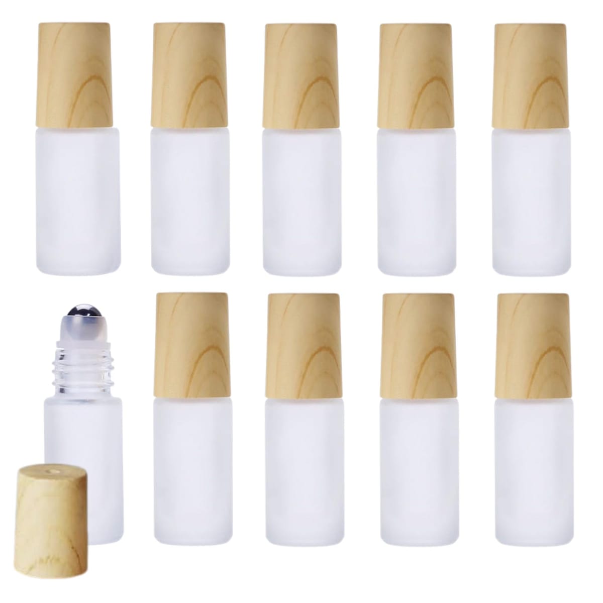 【楽天市場】Quikaboo ロールオンボトル ローラーボトル 木目キャップ アロマ瓶 オイル 香水 ロールオン アトマイザー アロマボトル 小分け用 5ml 10本：Web shop 8tail