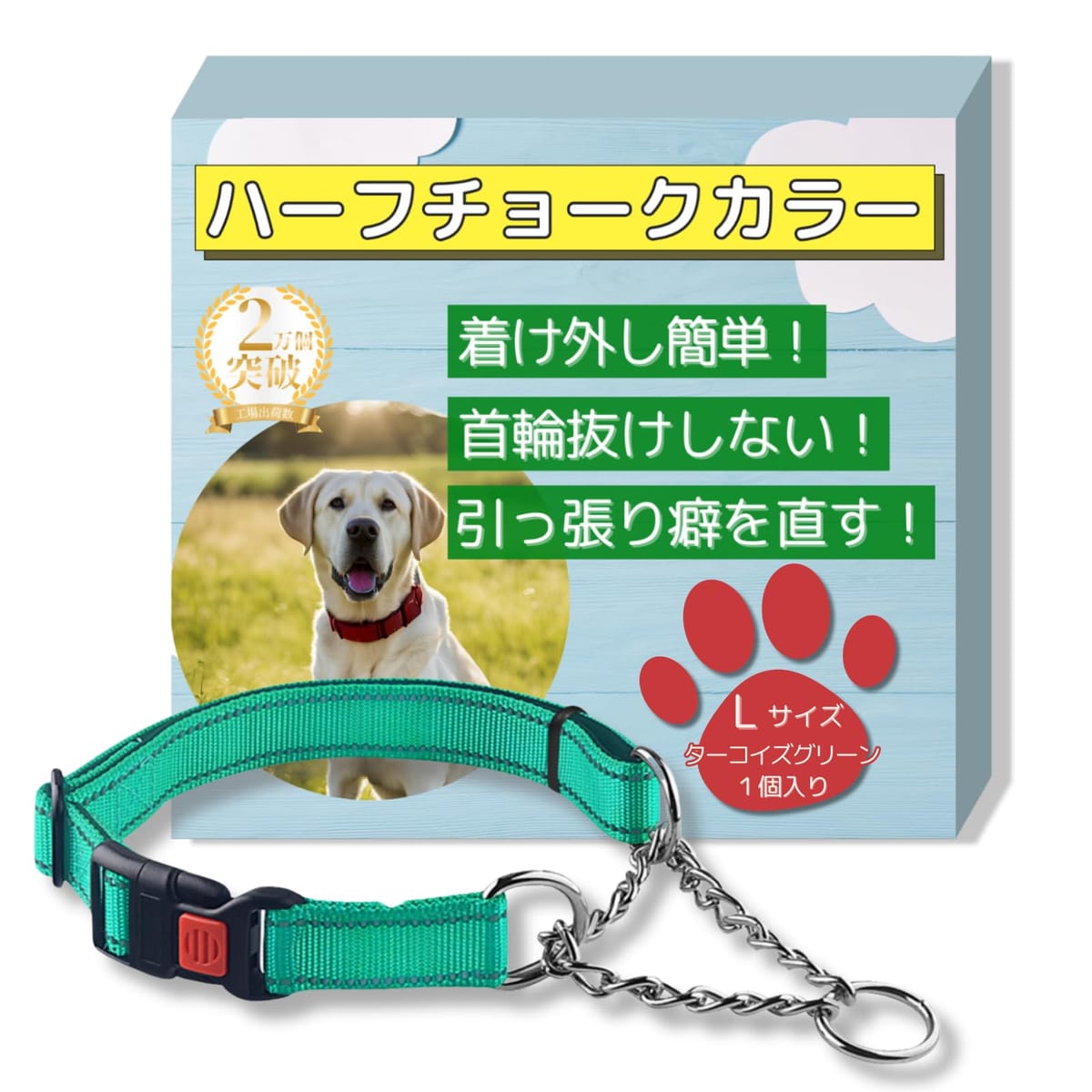 【楽天市場】JON TORUDO 引っ張ると 閉まる 首輪 【無駄吠え防止】 犬 スリップリード 大型犬 中型犬 しつけ 訓練 散歩 ハーフチョーク：Web shop 8tail