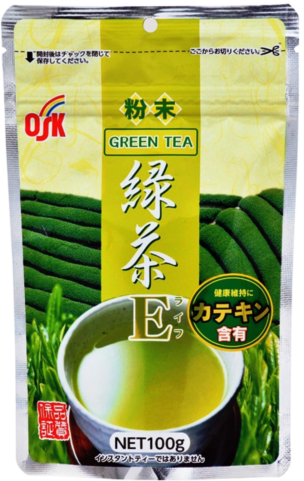 【楽天市場】小谷穀粉 OSK 緑茶Eライフ 100g：Web shop 8tail