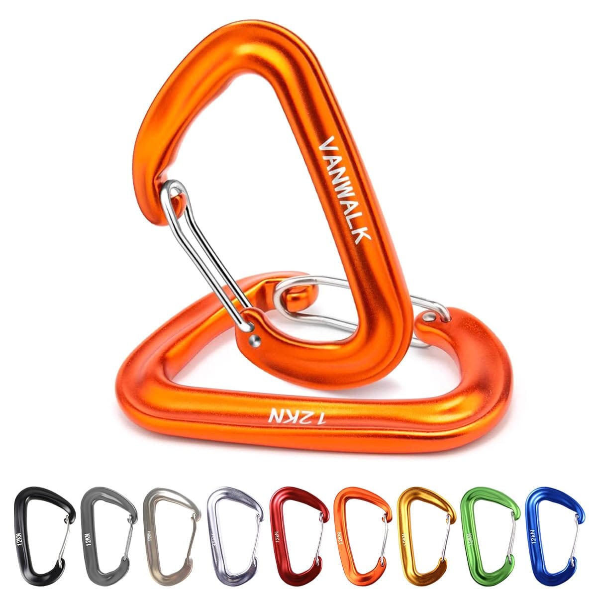 【楽天市場】Eishin カラビナ カラビナフック 高強度 多機能 登山 キャンプ アウトドア ハンモック 航空アルミニウム製 タテ荷重 ...