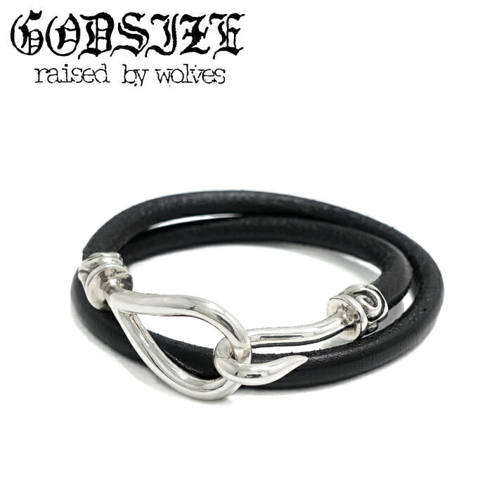 【楽天市場】メンズ ブレスレット ブランド 革 シルバーアクセサリー ギフト【GODSIZE ゴッドサイズ】LEATHER BRACELET ...
