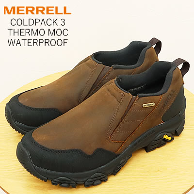 楽天市場】・MERRELL｜Coldpack 3 Thermo Moc Waterproof Vibram