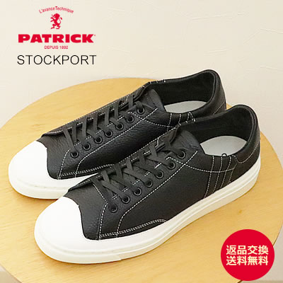 【楽天市場】★最大100％ポイントバック！？要エントリー★【返品交換送料無料】PATRICK パトリック STOCKPORT ストックポート BLK ブラック 靴 スニーカー シューズ：アルカヤ靴店