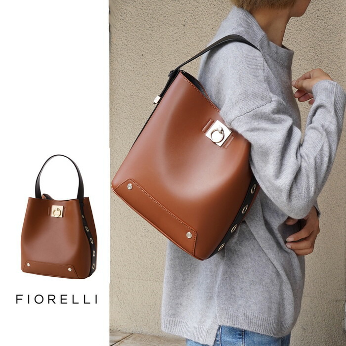 【楽天市場】送料無料 訳あり【FIORELLI】 2WAYバイカラースモールトート トートバッグ トート エコレザー 合皮 2WAY バッグ レディース バケツバッグ ショルダーバッグ ワン ...
