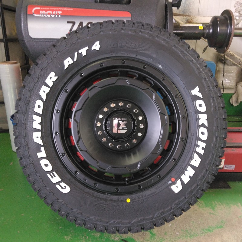 【楽天市場】新品/4本セット ジムニー JB23 JB64 ヨコハマ ジオランダー AT4 G018 185/85R16 ホワイトレター 16インチ LEXXEL SwaGGer：Auto ...