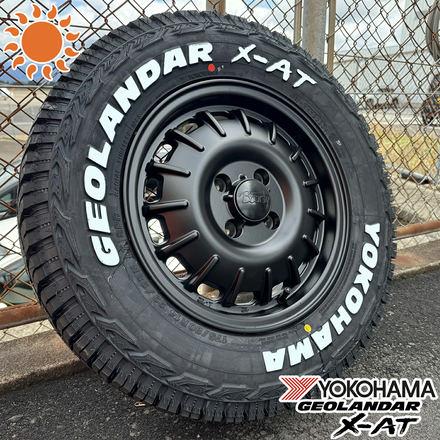 【楽天市場】夏タイヤセット NV200 バネット デリカD3 タイヤホイール 4本セット 1台分 175/80R14 ヨコハマ ジオランダー ...
