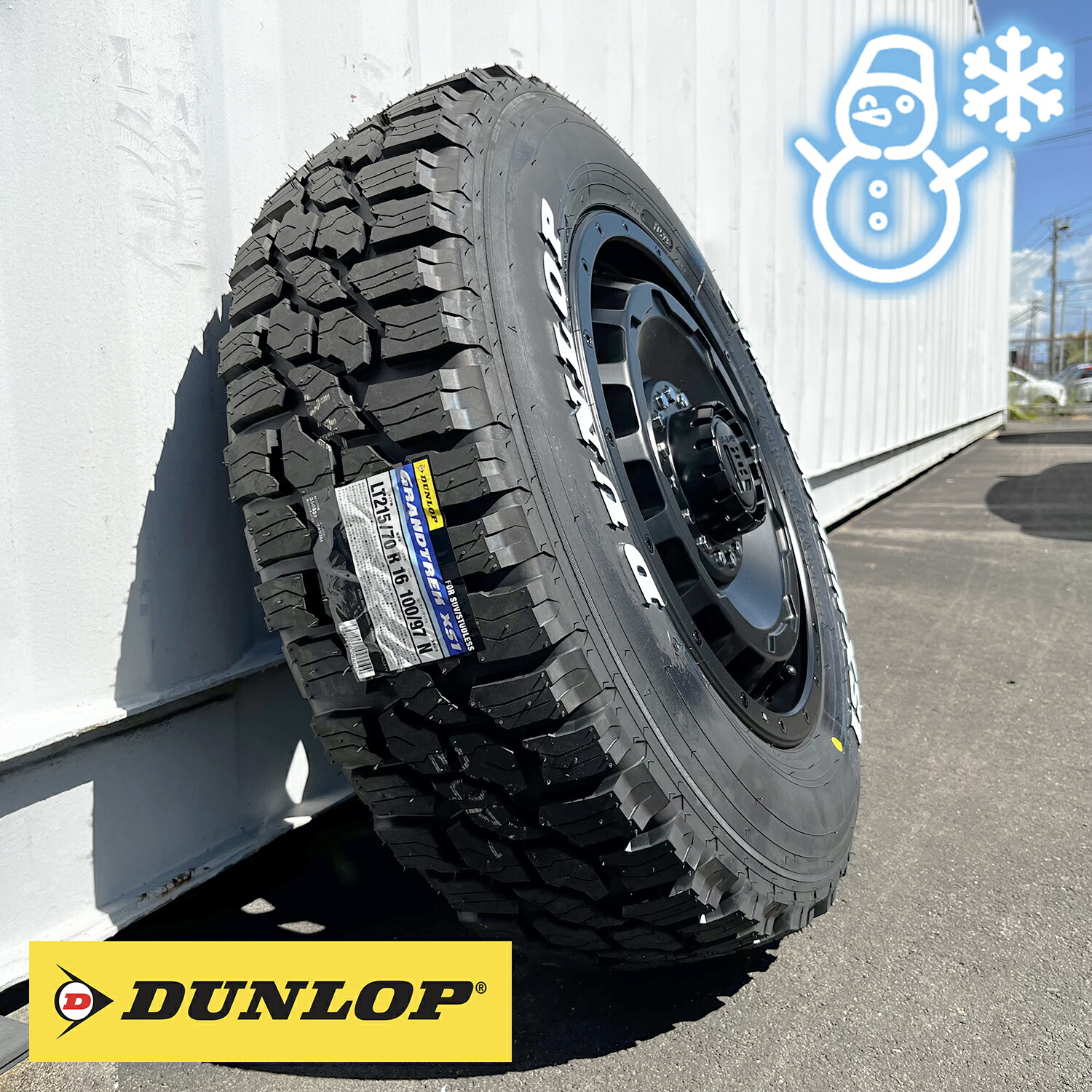 【楽天市場】スタッドレスセット【三菱】デリカD5 タイヤホイールセット 16インチ ダンロップ グラントレック XS1 215/70R16 LT 100/97N ホワイトレター SwaGGer ...