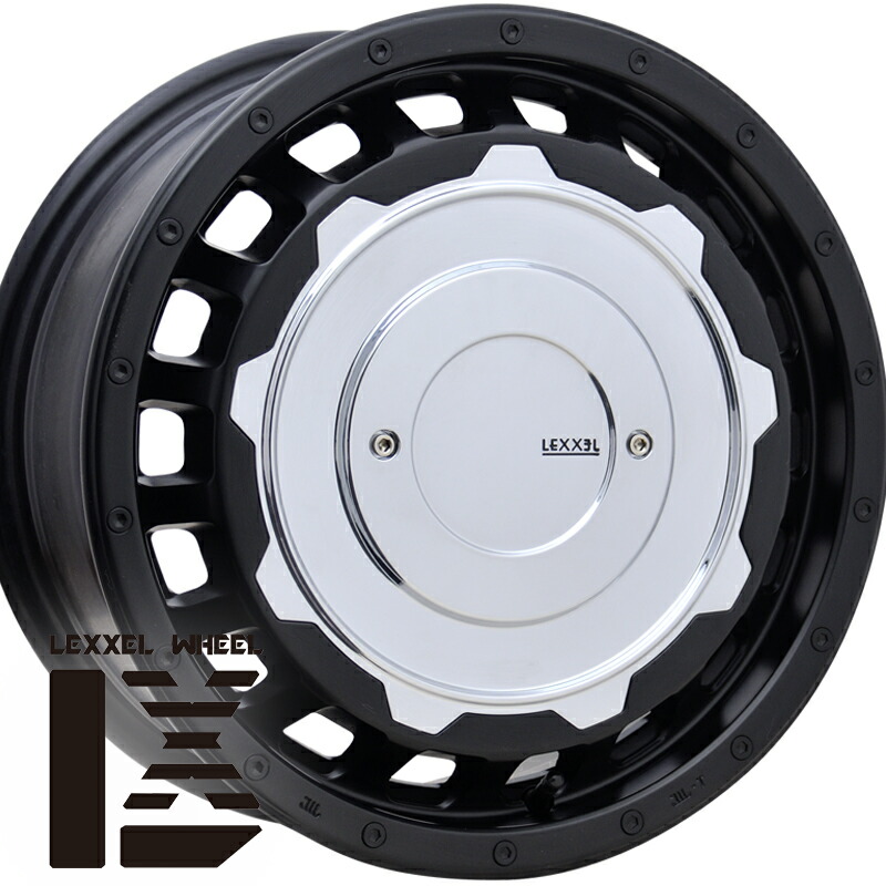 【楽天市場】LEXXEL WHEEL レクセル ホイール SwaGGer スワッガー 16x7.0 +40 139.7-6H ホイールのみ 1 ...