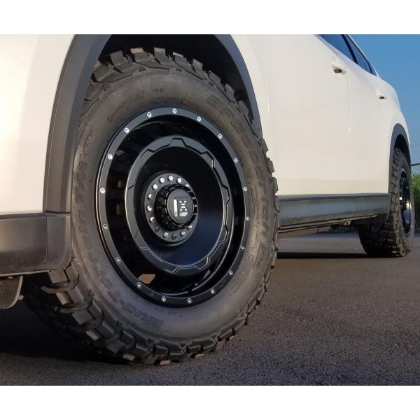 【楽天市場】CX8 CX5 RAV4 デリカ D5 エクスプローラースポーツトラック 17インチ LEXXEL SwaGGer スワッガー BF グッドリッチ マッドテレン KM3 245 ...