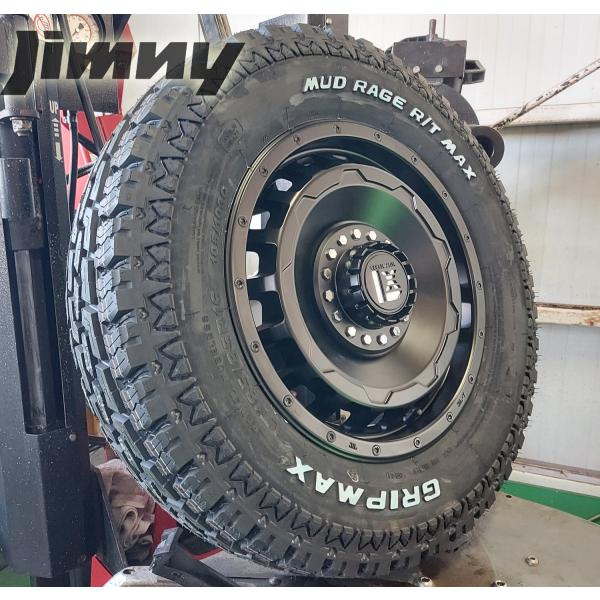 【楽天市場】ジムニー JB23 JB64 JA11 JA12 JA22 タイヤホイール 16インチ GripMax MUD RAGE RT ...