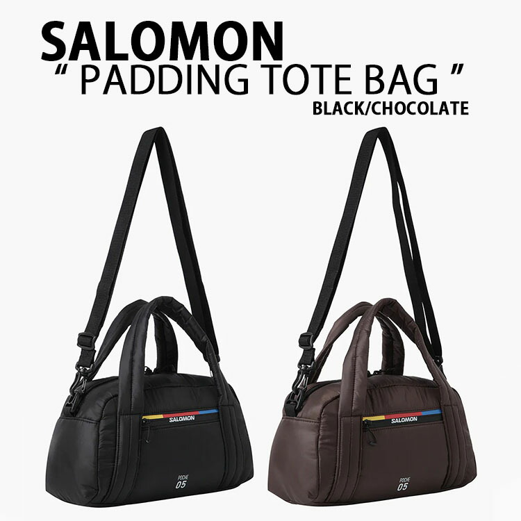 【楽天市場】SALOMON サロモン ショルダーバッグ トートバッグ PADDING TOTE BAG 2WAYバッグ ハンドバッグ BLACK CHOCOLATE クロスバッグ RACE ...