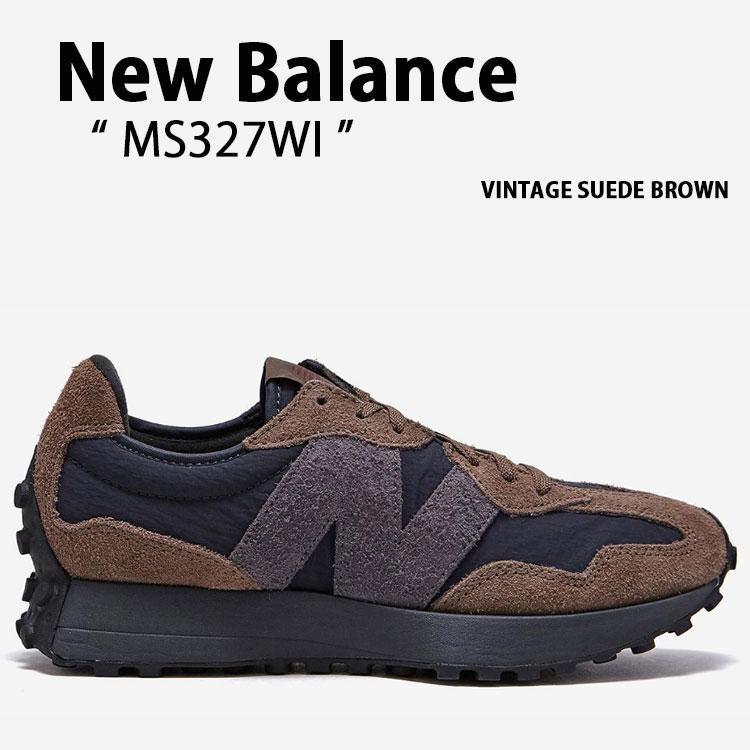 【楽天市場】New Balance ニューバランス スニーカー MS327WI VINTAGE SUEDE BROWN ビンテージ スエード ...