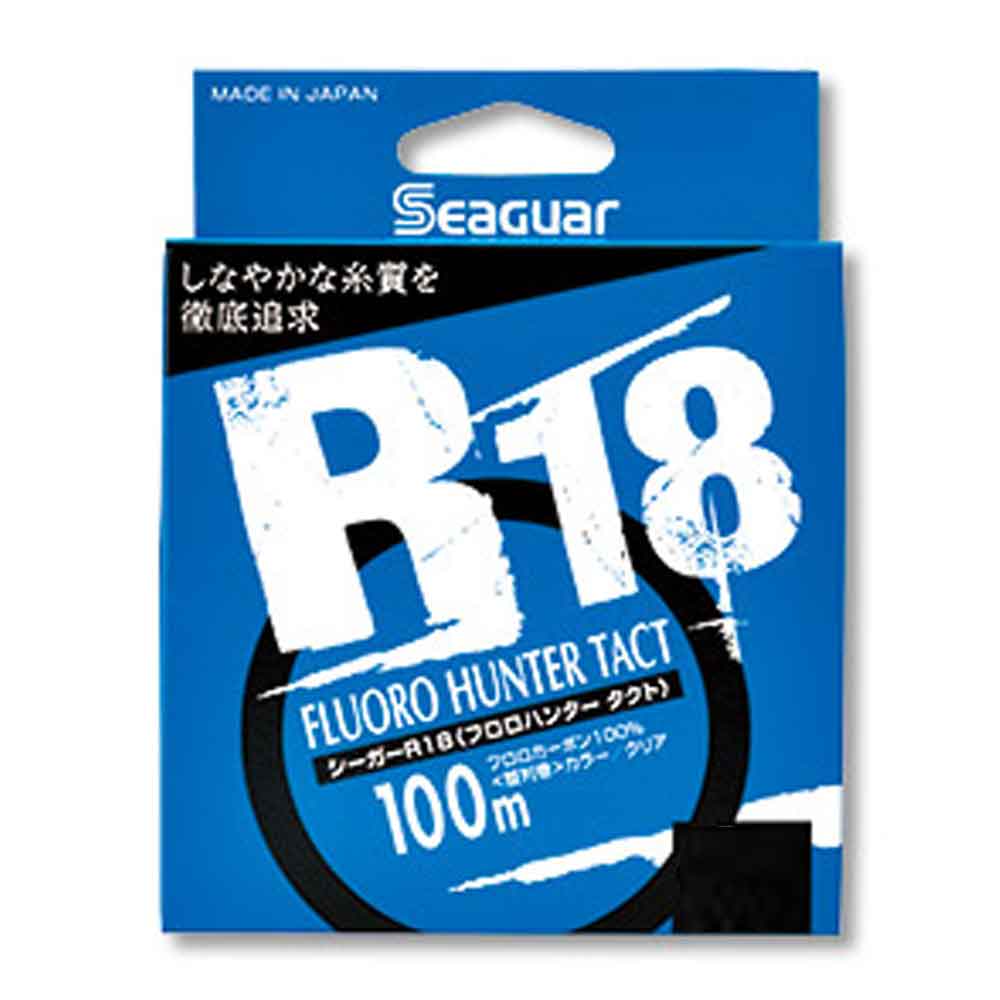 【楽天市場】【Seaguar/シーガー】シーガー R18 フロロハンター TACT 100m クリア 10LB (224032 ...