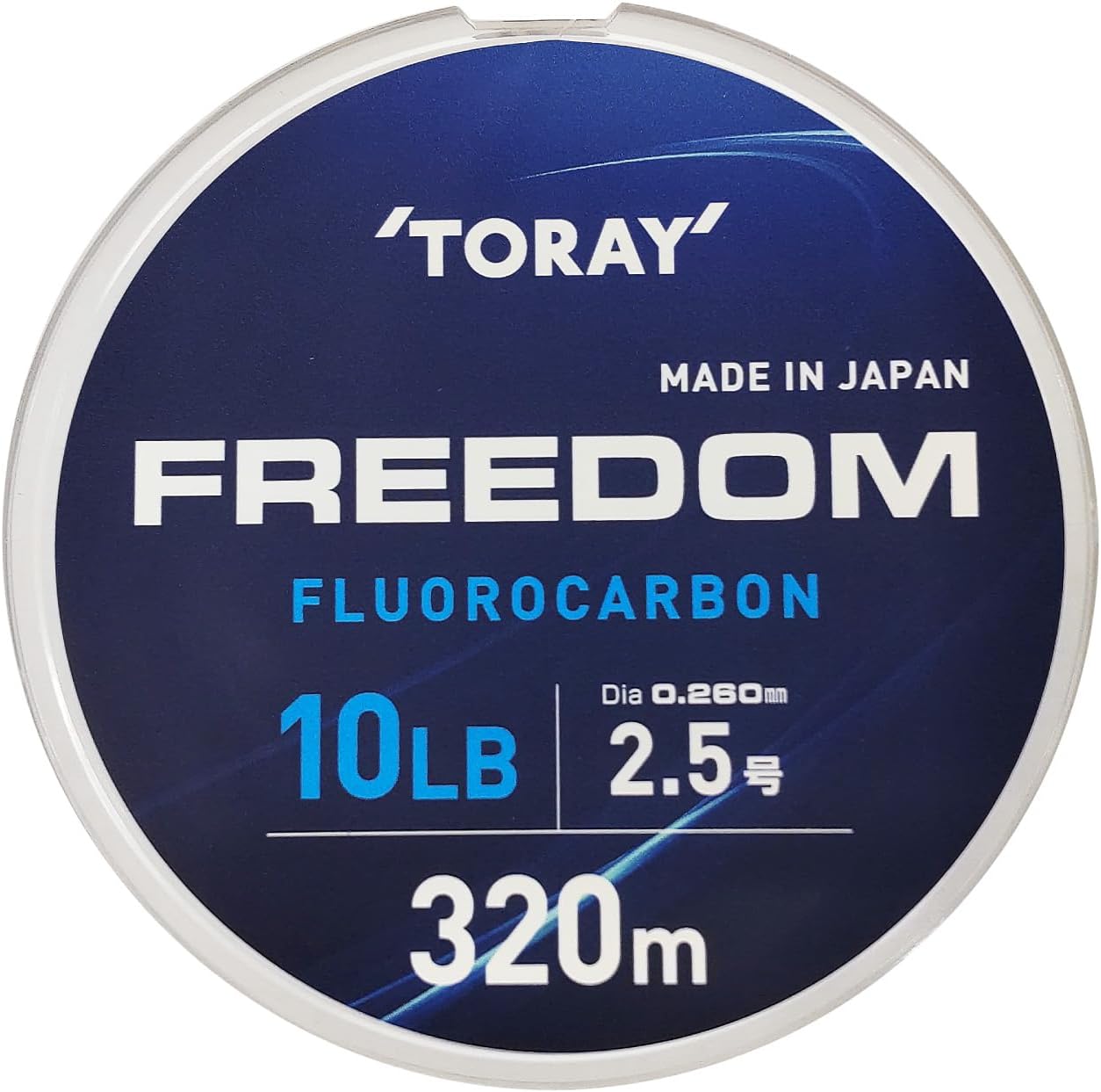【楽天市場】東レ フリーダム320m 10LB 2.5号 (114232) ライン：熊人楽天市場店