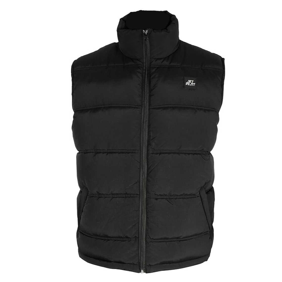 【楽天市場】【JETPILOT/ジェットパイロット】JPW86 ZIP UP VEST Black ジップ アウト ベスト 秋冬 メンズ ...