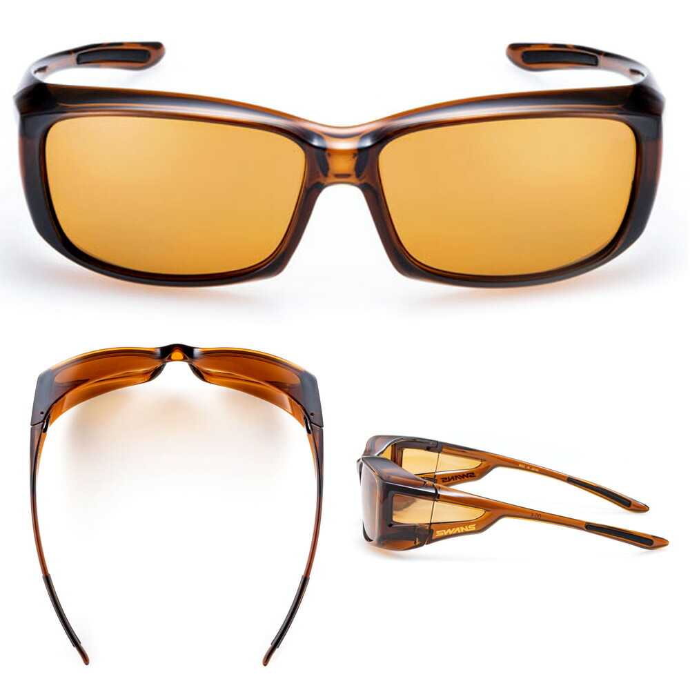 【楽天市場】【SWANS/スワンズ】7115140065 OG4-0065 BRCL (146121) オーバーグラス 偏光レンズモデル スポーツサングラス：熊人楽天市場店