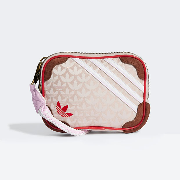 【楽天市場】【SALE セール】レディース トレフォイル モノグラム ジャカード スエード ミニエアライナーバッグ ワンダータープ ...