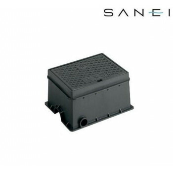 【楽天市場】SS限定★エントリーで全品P5倍&最大100%Pバック★ 三栄水栓 SANEI 散水栓ボックス R81-8 D・黒【送料無料】：A ...