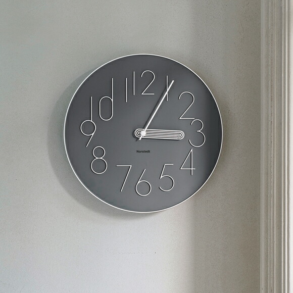 【楽天市場】掛け時計 アナログ ボールク Boork グレイ (IF-CL4468GY) *次回5月上旬入荷予定：インテリア雑貨a-mon（エエモン）