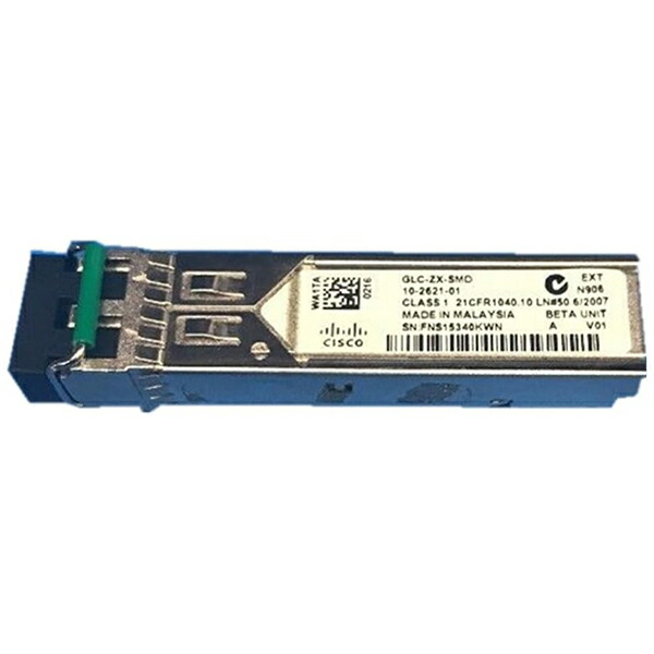【楽天市場】Cisco GLC-ZX-SMD= 1000BASE-ZX SFP transceiver module SMF 1550nm ...