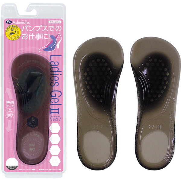 【楽天市場】ASHIMARU アシマル インソール レディースジェルII ブラック L PX162L：XPRICE楽天市場店
