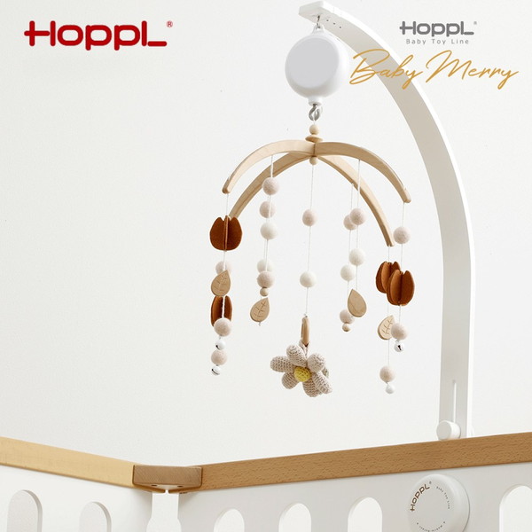 【楽天市場】ホップル HOPPL ベビーメリーセット ホワイト おはな BTL-BMH-WH-FL メーカー直送：XPRICE楽天市場店