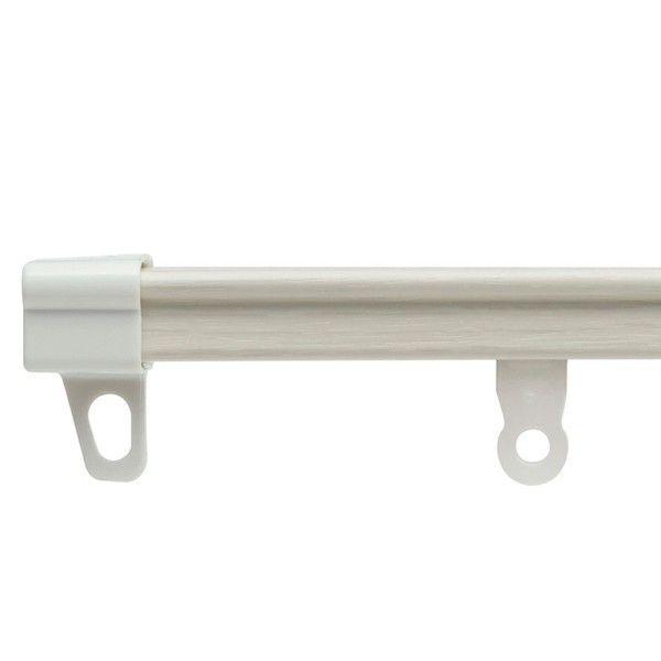 【楽天市場】TOSO 伸縮式カーテンレール AJ606 木目 ウッディホワイト シングル1.0m 0.6～1.0m メーカー直送：XPRICE楽天市場店