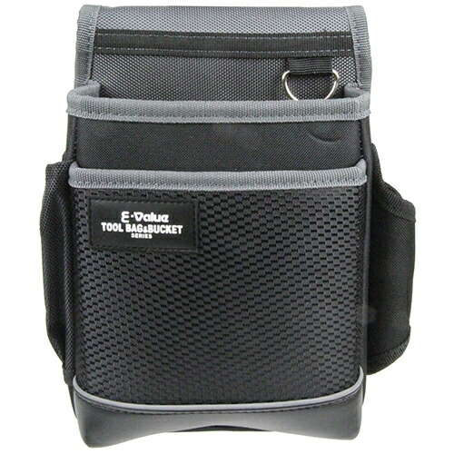 【楽天市場】E-Value 腰袋 2段 ブラック&グレー EDK-1D GR：XPRICE楽天市場店