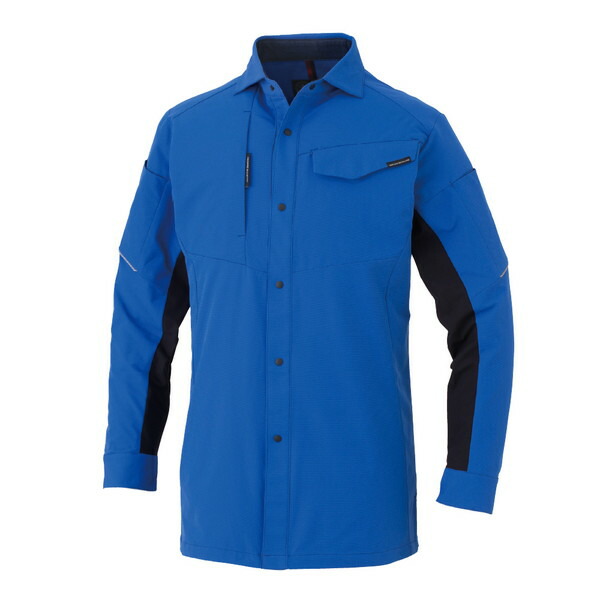 【楽天市場】コーコス A-7068 ブルー LL [ストレッチ長袖シャツ]：XPRICE楽天市場店