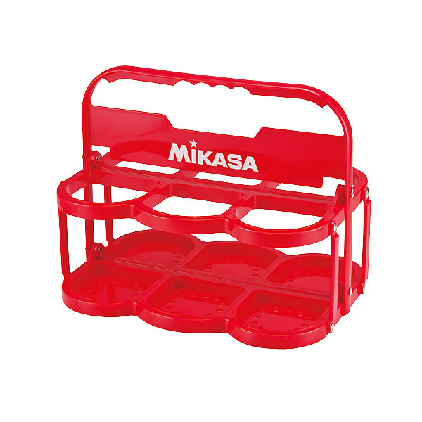 【楽天市場】ミカサ（MIKASA） BC6R レッド 折りたたみ式 ボトルキャリアー スクイズボトル6本入れ 23SS：A-SPORTS