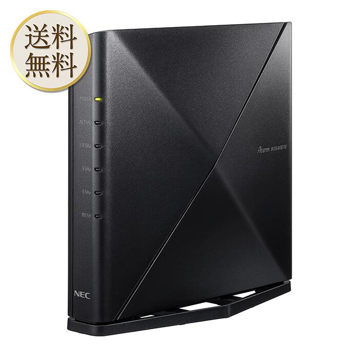 【楽天市場】【まとめ買いクーポン配布中】NEC Aterm 無線LAN Wi-Fi 6E ルーター 11ax AM-AX5400T6 トライ ...