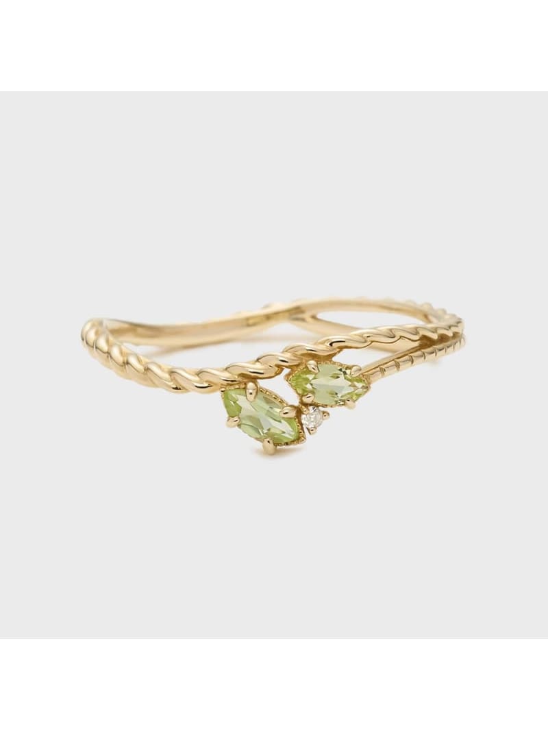 【楽天市場】【Trick Ring】K5ペリドットリング NOJESS ノジェス アクセサリー・腕時計 リング・指輪 グリーン【送料無料】[Rakuten Fashion]：agete ...