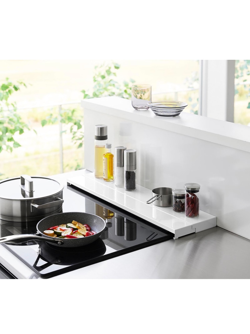 【楽天市場】【tower/タワー】奥行伸縮排気口カバー60cmコンロ用 collex コレックス 食器・調理器具・キッチン用品 その他の食器・調理器具・キッチン用品 ホワイト ブラック ...