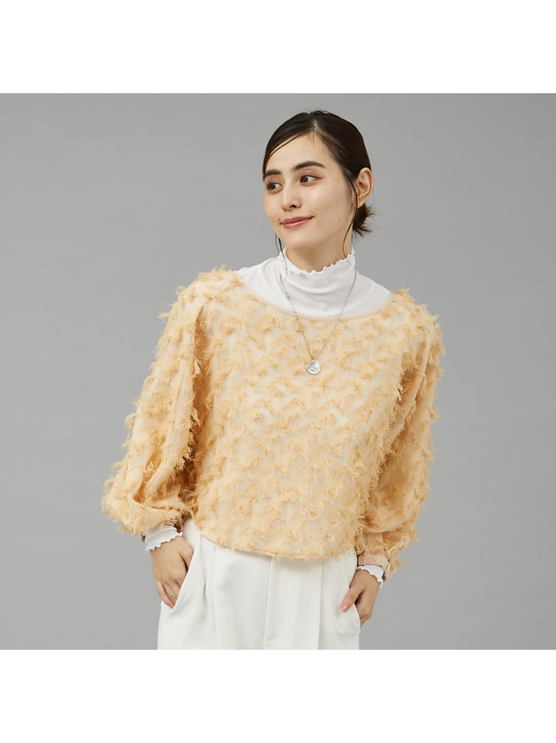 楽天市場】【SALE／40%OFF】カットジャガードラッフルブラウス qualite