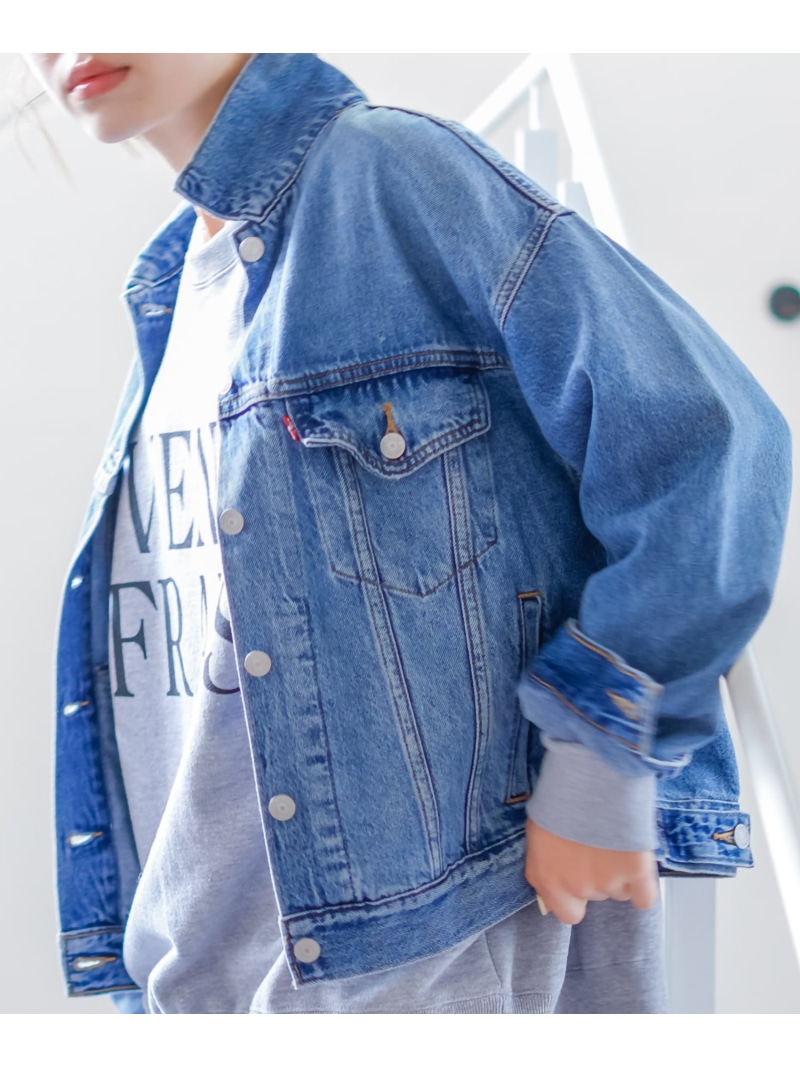 【楽天市場】【Levi's/リーバイス】 90S トラッカージャケット SOFT AS B Rouge vif la cle ルージュ・ヴィフ ...