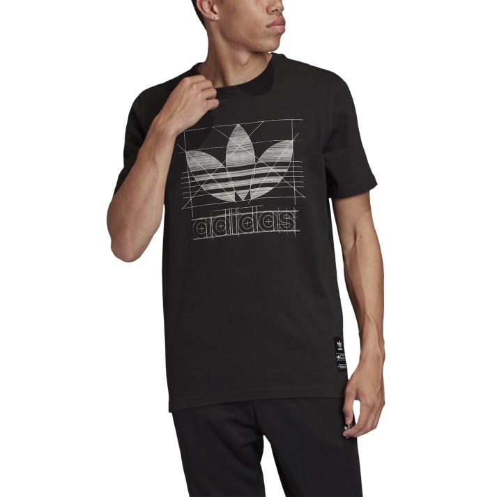 【楽天市場】【adidas ウェア】 アディダス M TREFOIL DRAWING TEE トレフォイルドローイングティー FM3376 ...