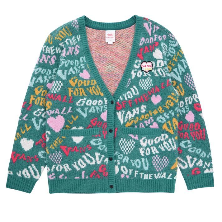 【楽天市場】【VANS】 ヴァンズ W IRENEISGOOD CARDIGAN カーディガン VN0007VPYN8 GREEN BEE ...