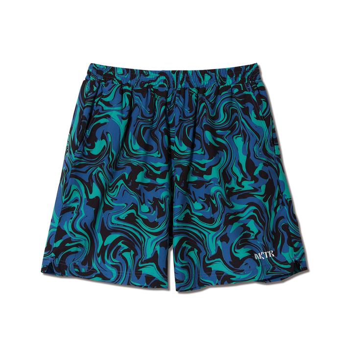 【楽天市場】【AKTR】 アクター DRIVEN MARBLE SHORTS ショートパンツ 122-039002 BLUE：ABC-MART楽天市場店