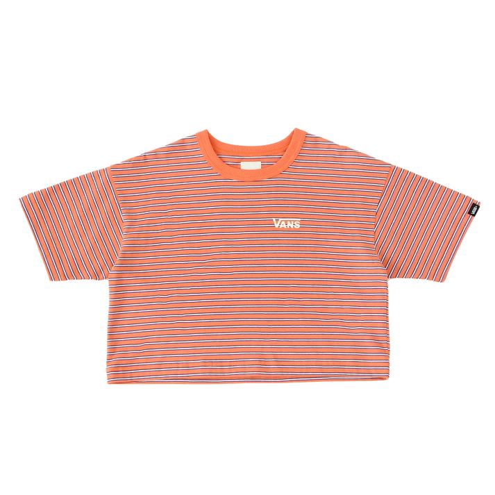 【楽天市場】【VANS】 ヴァンズ W Multi Border Tee ショートスリーブ 124R3010400 ABC-MART限定 ...