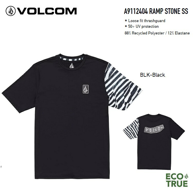 【楽天市場】 VOLCOM ボルコム 【 RAMP STONE SHORT SLEEVE 】 A9112404 カラー:BLK (BLACK ...