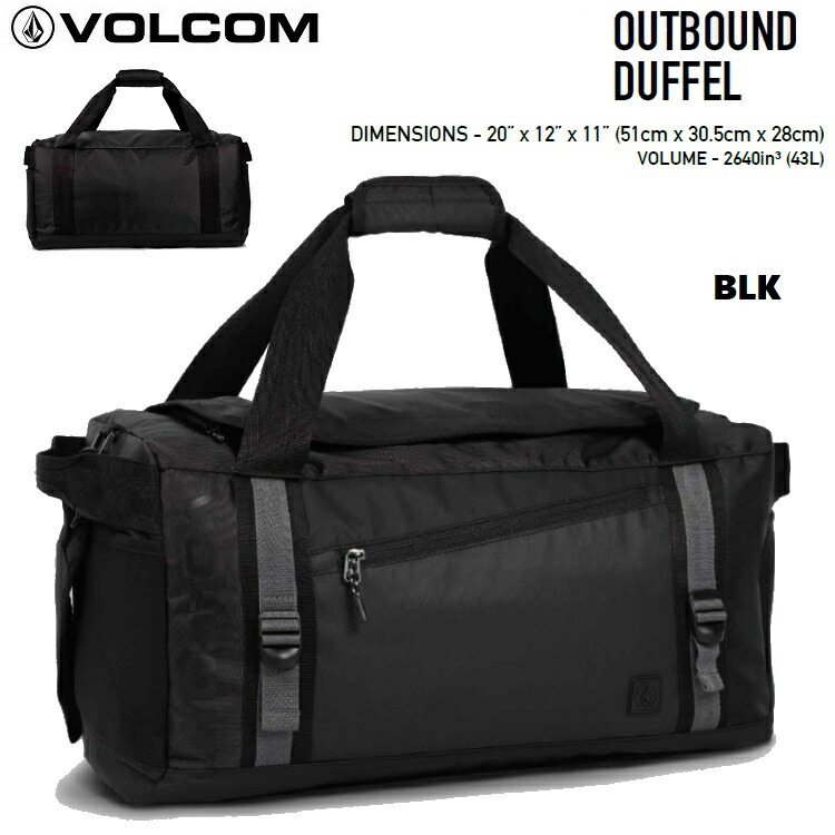 【楽天市場】 VOLCOM ボルコム OUTBOUND DUFFEL VMXX00LMED【 BLACK 】 バッグ ショルダーバック BAG ...