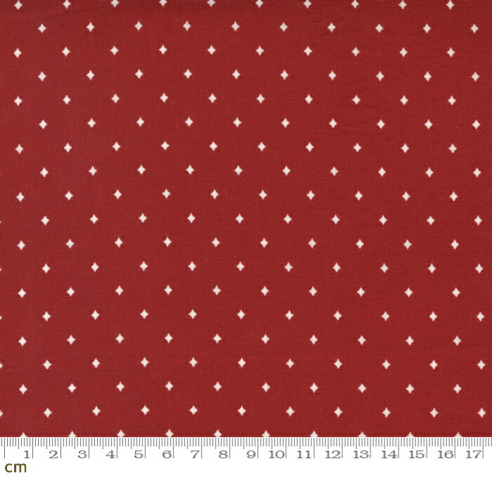【楽天市場】【Moda モダ】Red And White Gatherings-49198-14(2E-09) レッド ホワイト ドット柄 ...