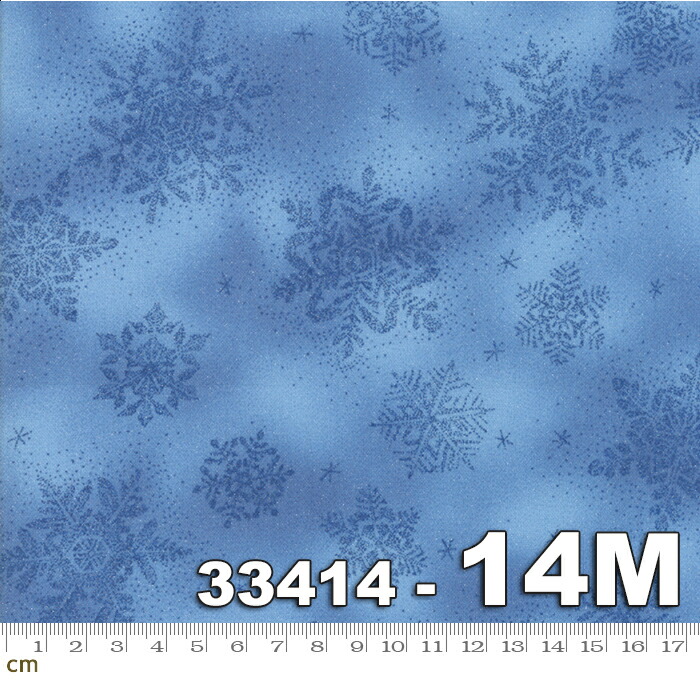 【楽天市場】【Moda モダ】Forest Frost Glitter Favorites-33414-14M(2C-05) ブルー 青色 雪 ...