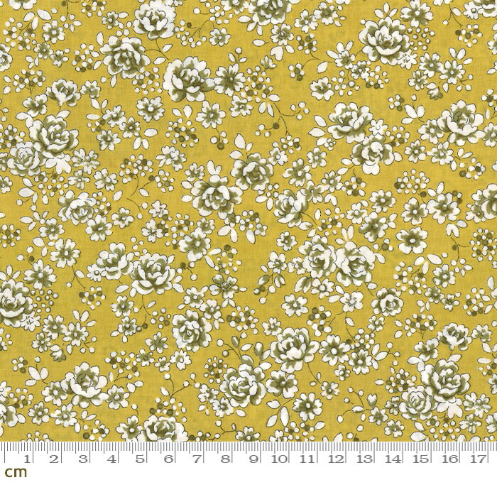 【楽天市場】【Moda モダ】Regent Street Lawns 2016-33197-17(ローン生地)(2C-03) イエロー 小花柄 ...