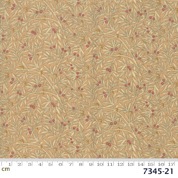 【楽天市場】【Moda モダ】May Morris Studio-7345-21(2D-01)(2C-06) William Morris ...