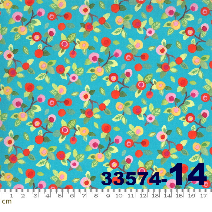 【楽天市場】【Moda モダ】Fanciful Forest-33574-14(2E-04) イエロー系 オレンジ系 グリーン系 ピンク系 ...